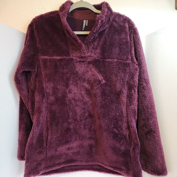 44 North | Tops | 44 Degrees North Womens Size S Purple Pullover Sherpa ...